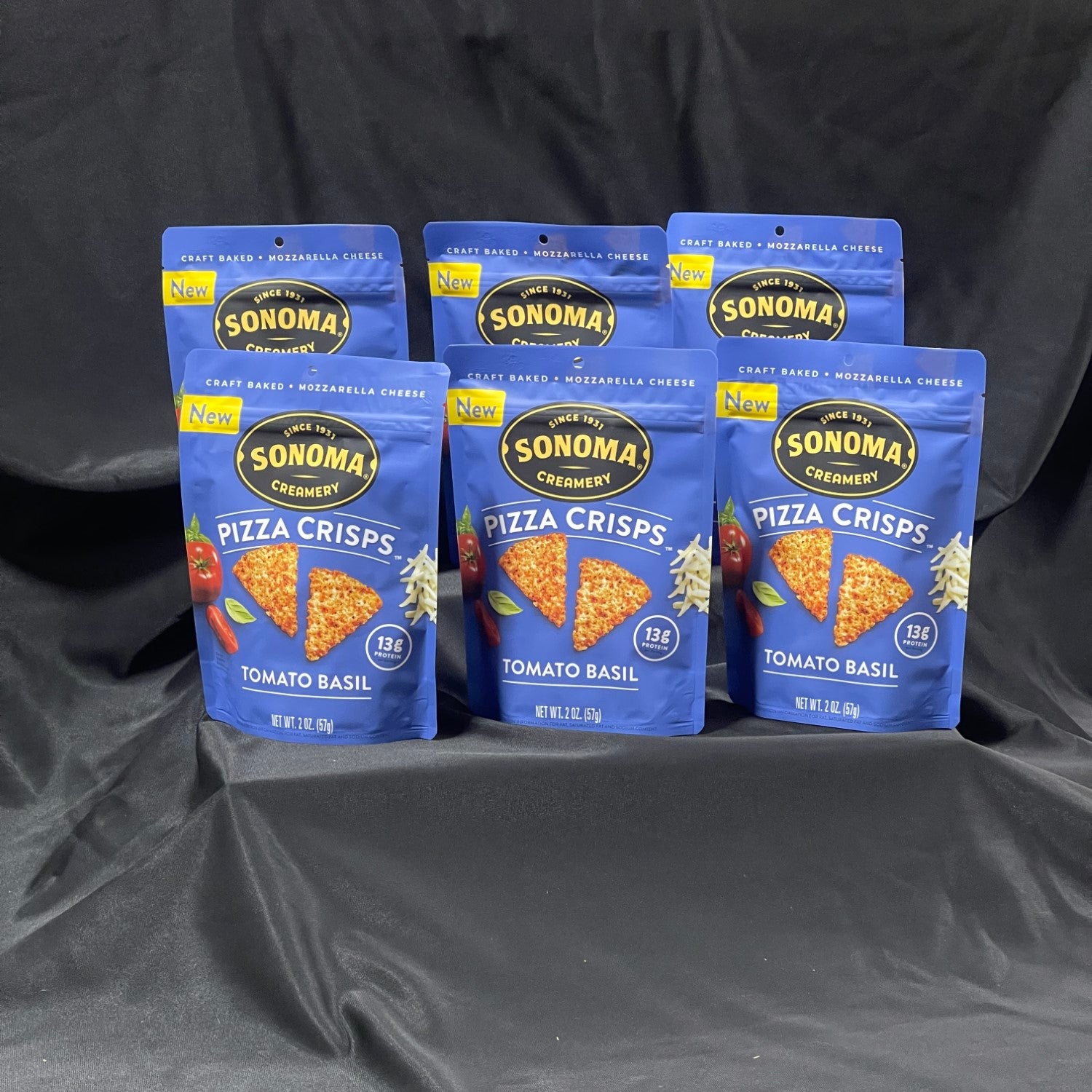 Tomato Basil Pizza Crisps | Sonoma Creamery