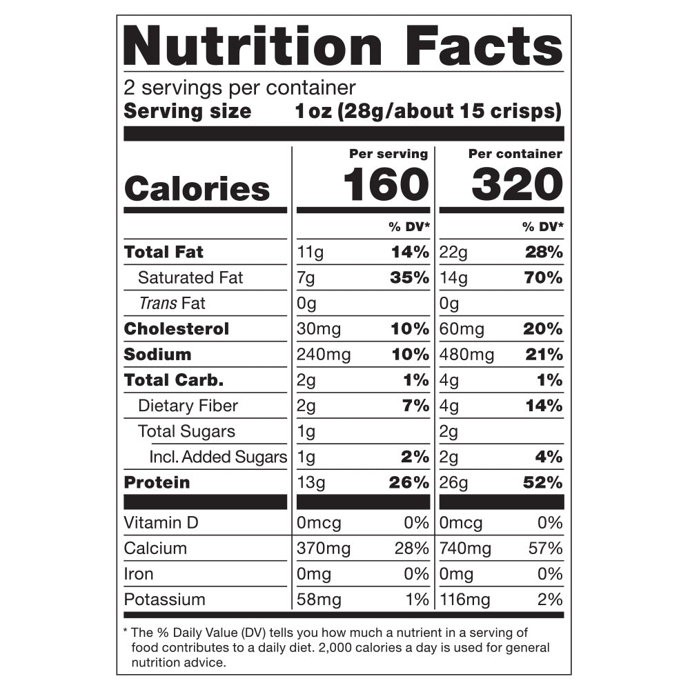 Tomato Basil Pizza Crisps | Sonoma Creamery